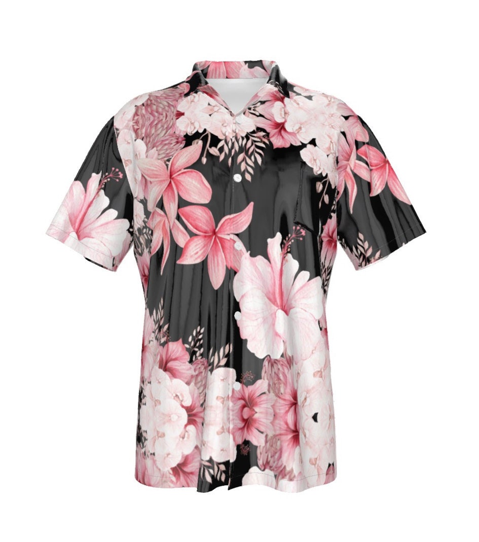 Hawaiian Couples Luau Outfit Aloha Wear Plumeria Hibiscus - Etsy