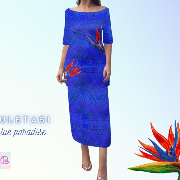 Samoan Puletasi - Etsy