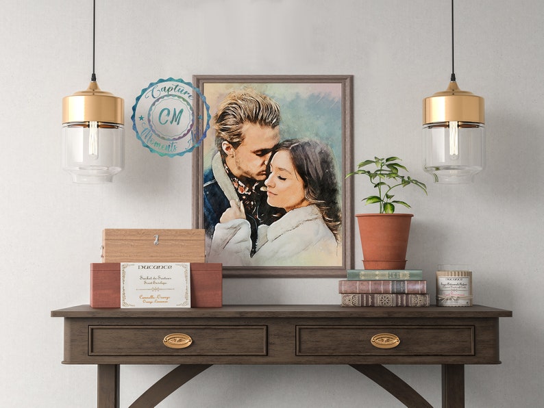 Custom Portrait From Photo. Wedding Portrait. Gift for Her. - Etsy