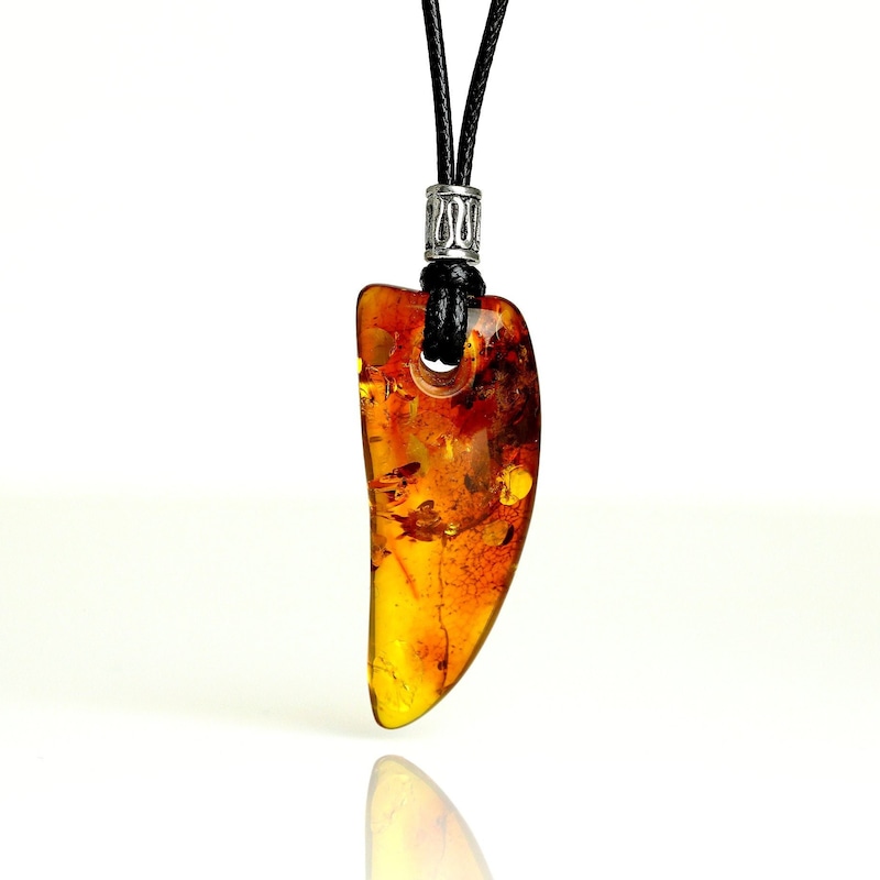 Amber Pendant Men Ancient - Etsy