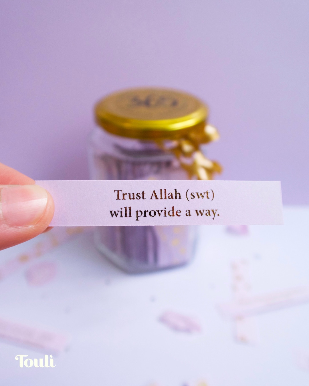 Touli © Islamic Reminder Jars - Etsy