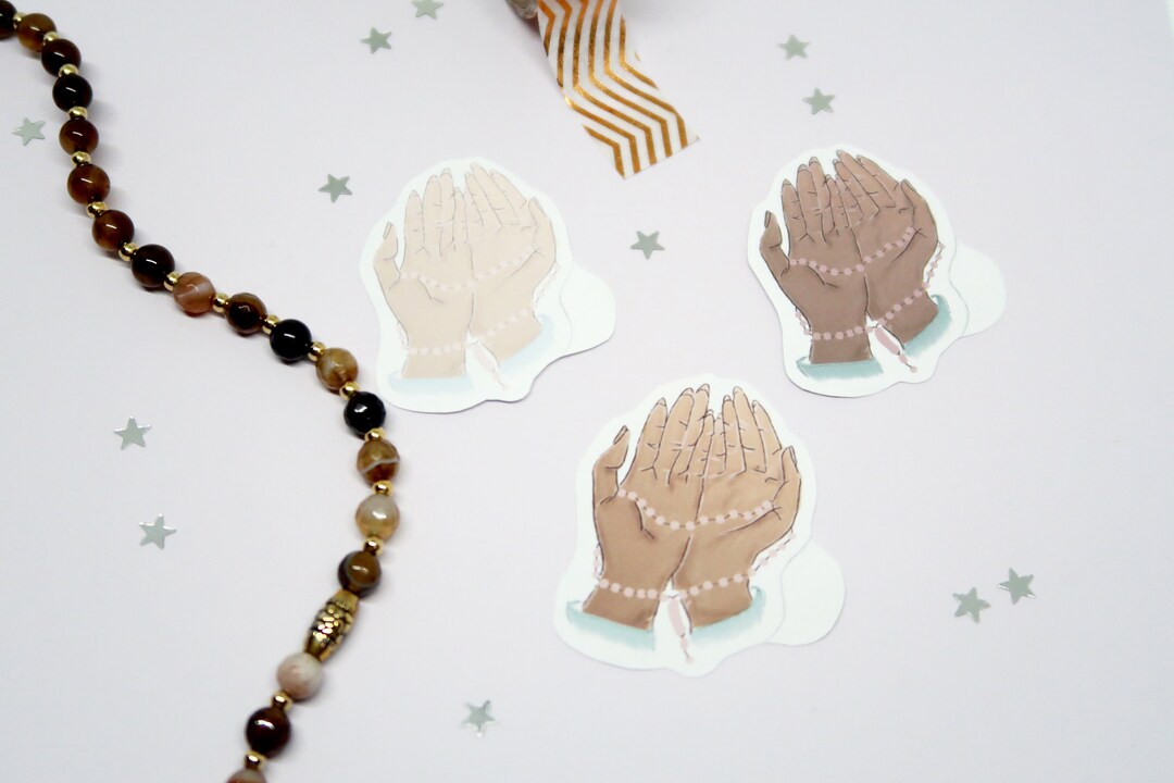 Touli Dua Hands Sticker Pack DH-001 glossy - Etsy