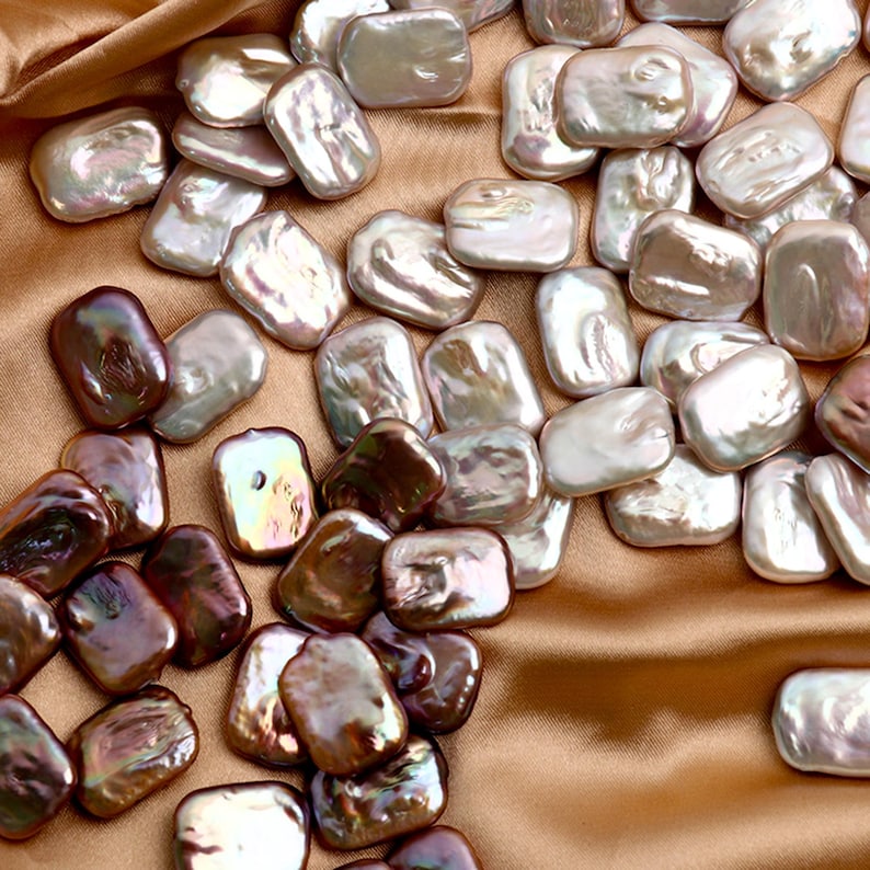 Perlas de agua dulce barrocas: Materiales para manualidades con ...