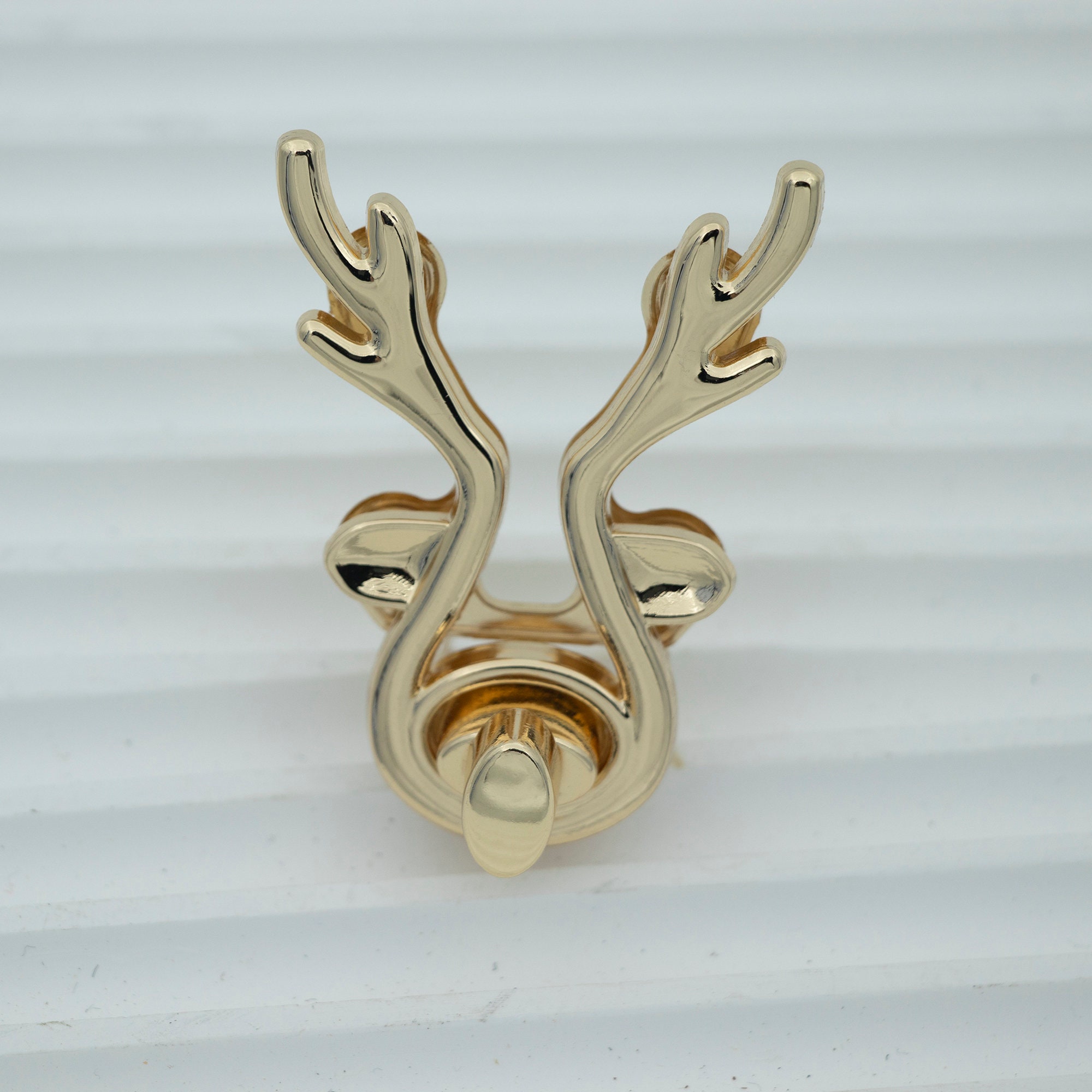 Fashion Antler Twist Turn Lock for Purse Bag Wallet Clutch Making Locks ...