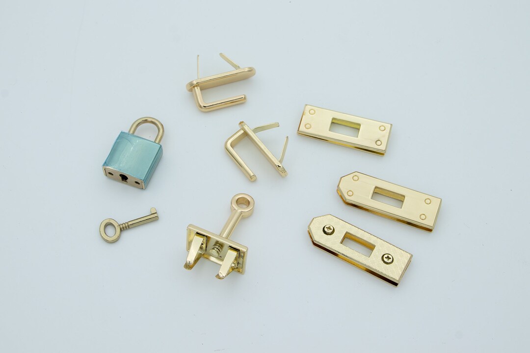 Gold Luggage Lock Set Bag Accessories Hardware Purse Notions - Etsy