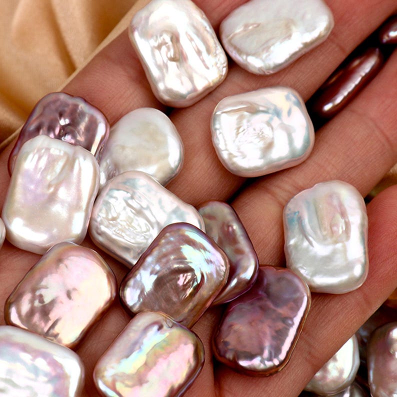 Perlas de agua dulce barrocas: Materiales para manualidades con ...