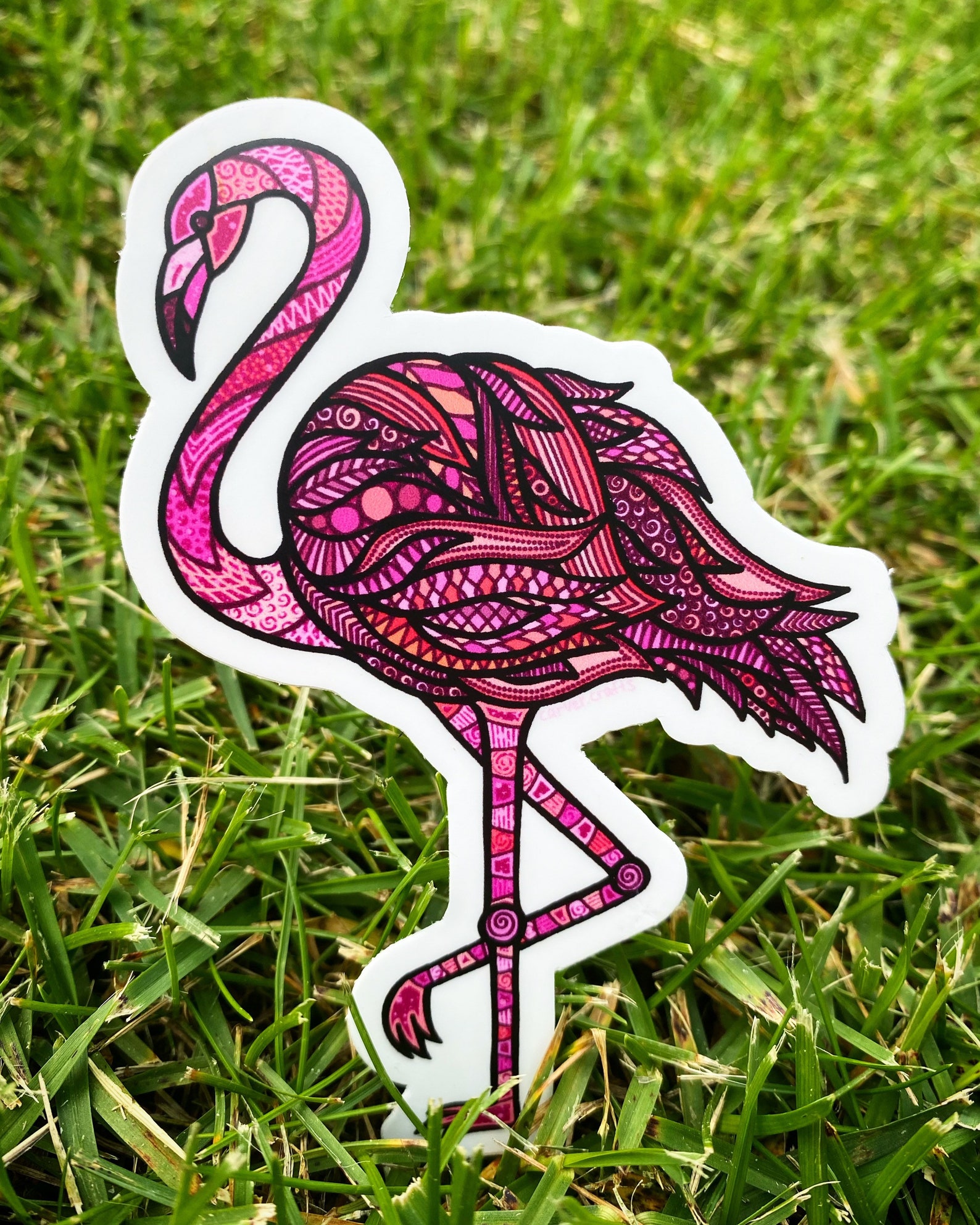 Flamingo Sticker - Etsy