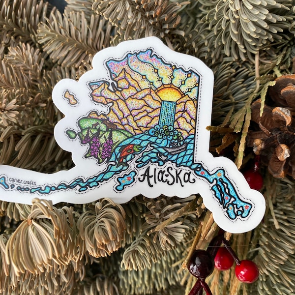 Alaska Sticker - Etsy