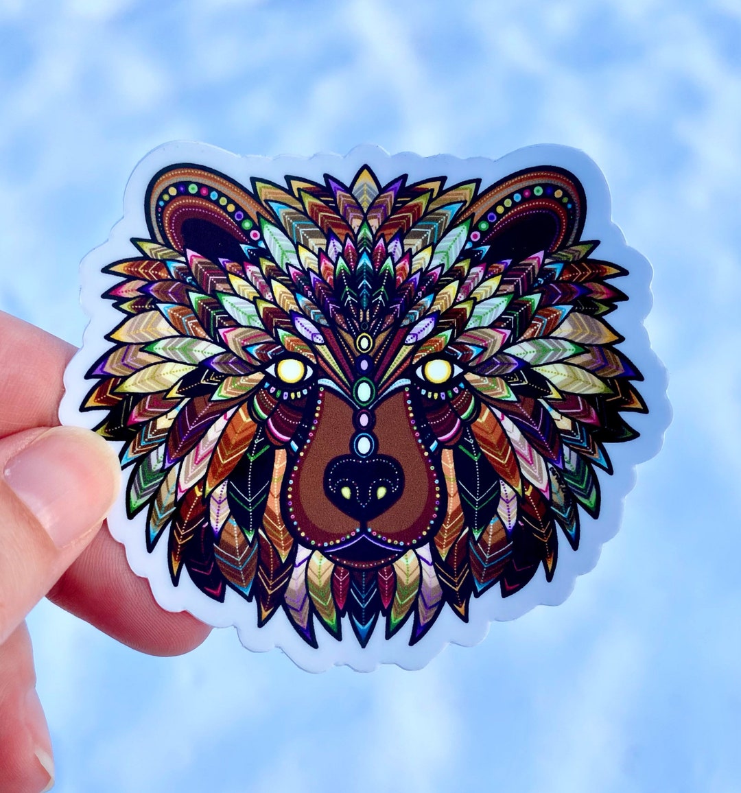 Bear Sticker - Etsy