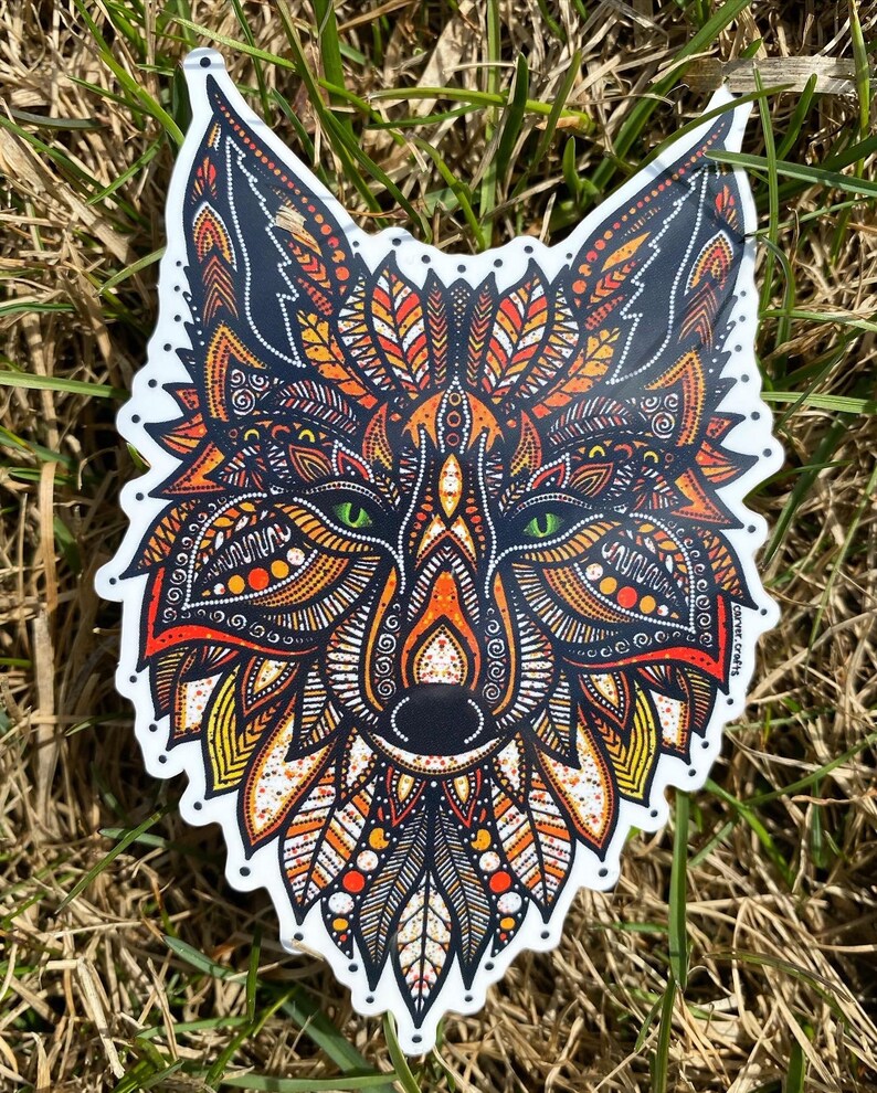 Zentangle Fox - Etsy