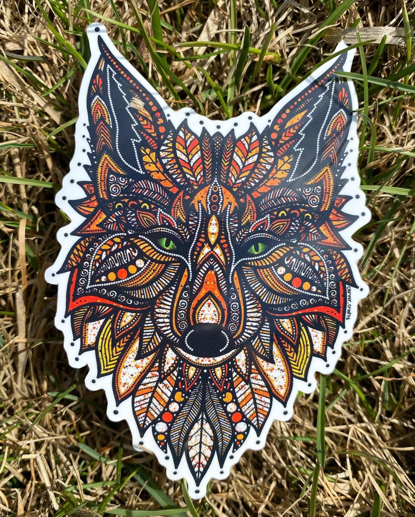 Zentangle Fox - Etsy