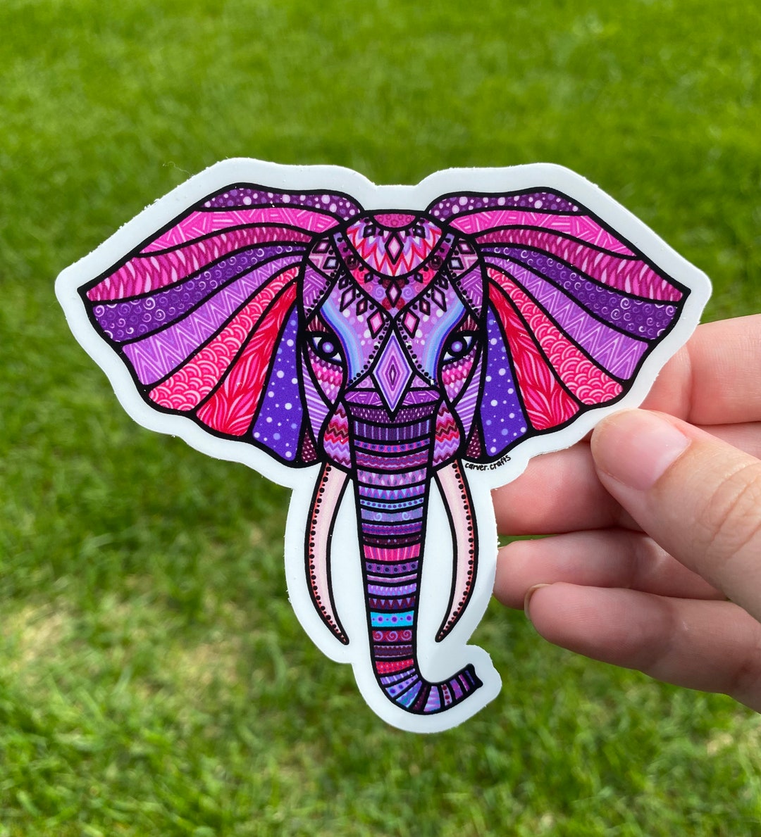 Elephant Sticker - Etsy