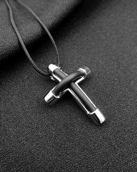 Men Cross Men Cross Silver Silver Cross Sterling Silver | Etsy