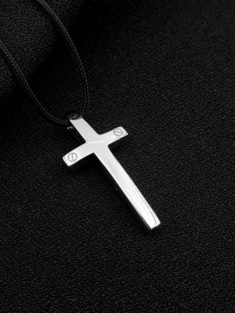 Men Cross Silver, Silver Cross, Men Cross, Sterling Silver Cross, Cross ...