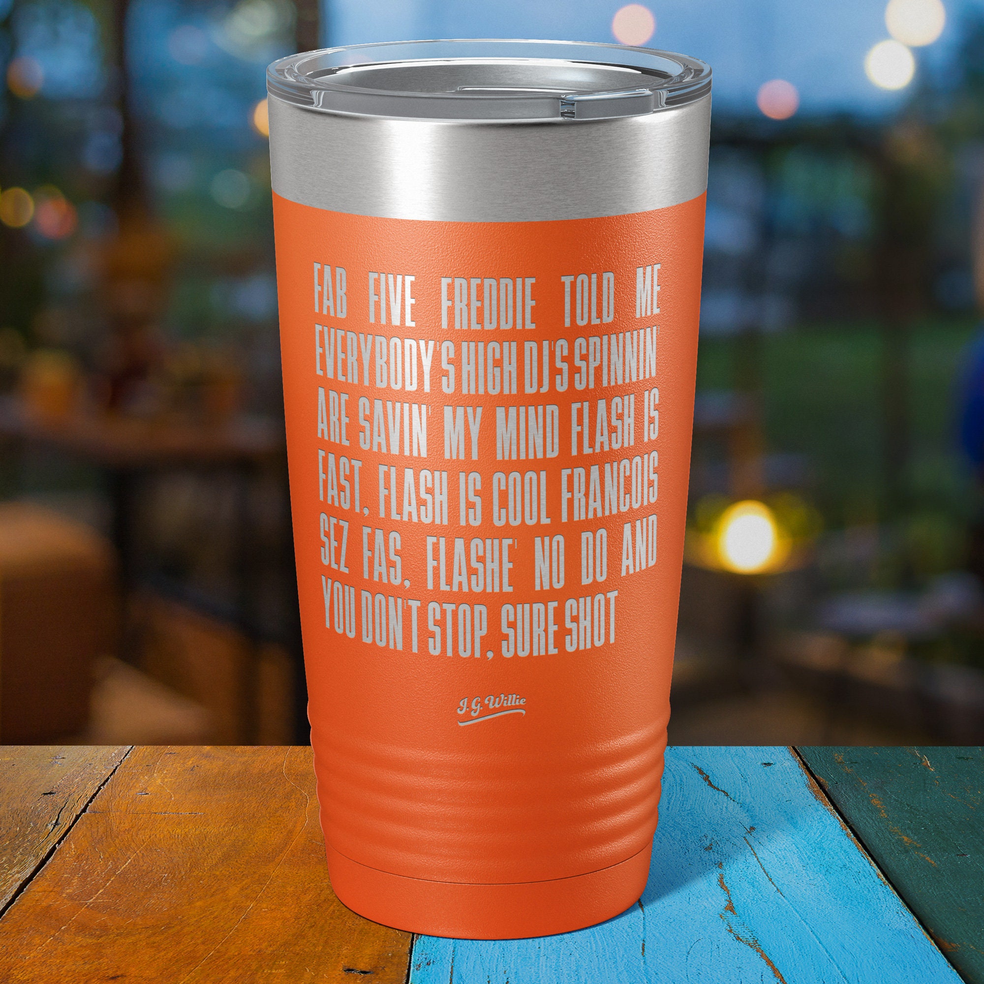 Blondie Rapture Lyrics - Laser Etched Insulated Stainless Steel Tumbler ...