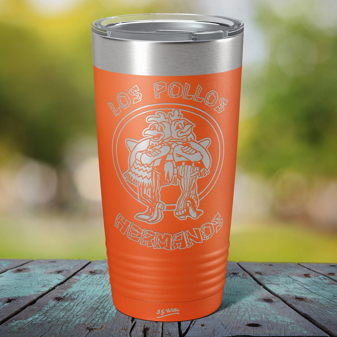 Breaking Bad: Los Pollos Hemanos - Laser Etched Insulated Stainless ...