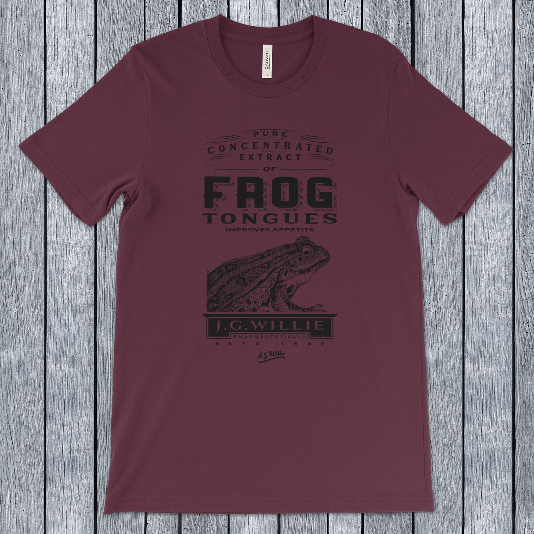 Concentrated Extract of Frog Tongue - Premium Cotton Tee - Etsy