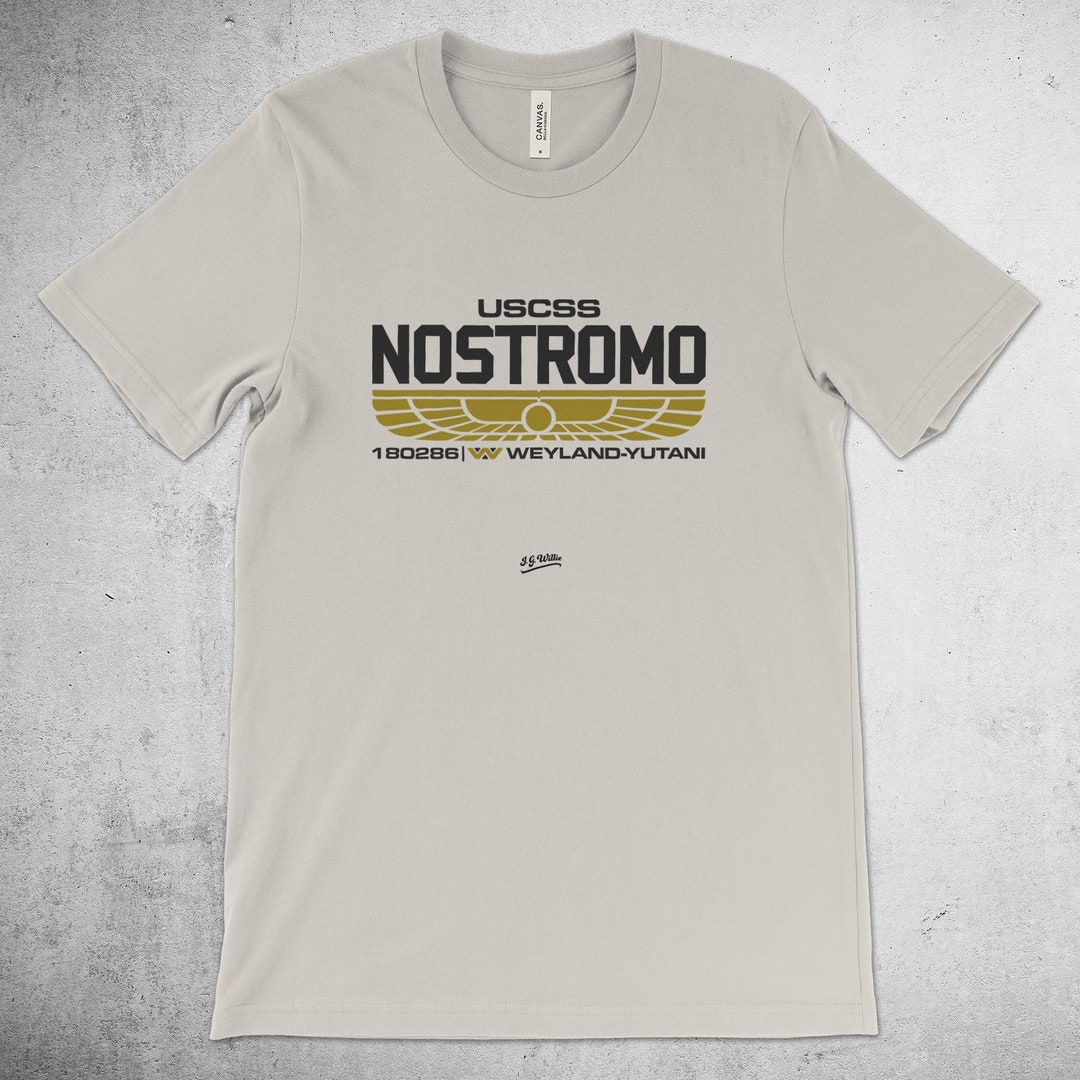 Nostromo Aliens - Full Color DTG Premium Cotton Tee - Etsy