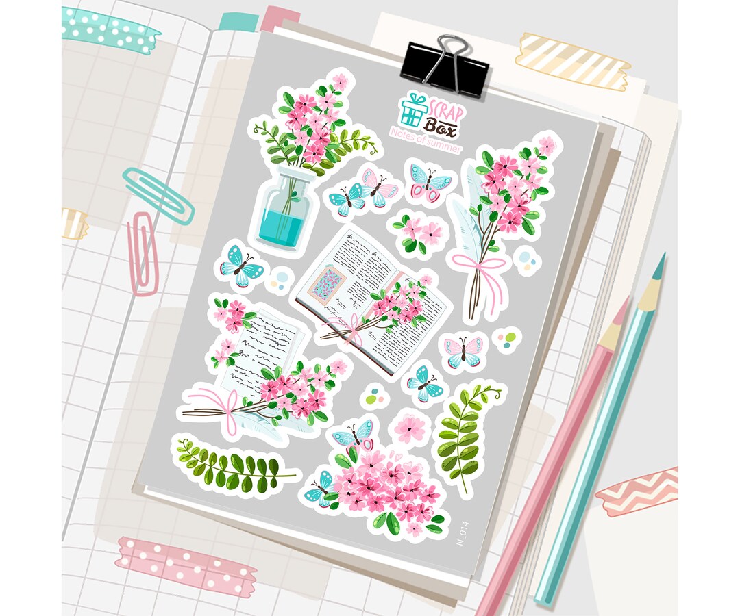 Set of Stickers N_014 Bullet Journal Stickers, Planner Stickers ...