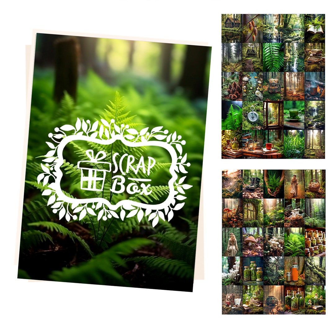 Mini Washi Sticker Booklet, 50 Sheets, Forest Theme.| NB_002 | Washi ...