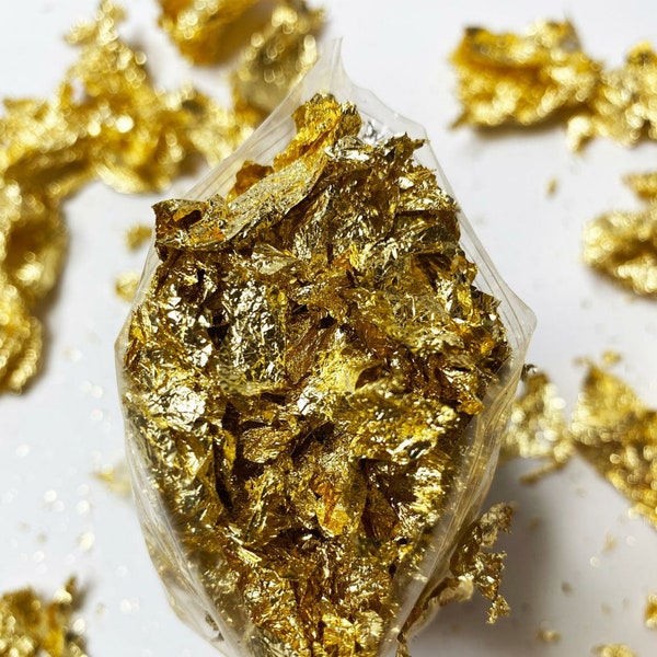 Gold Leaf Flakes - Etsy