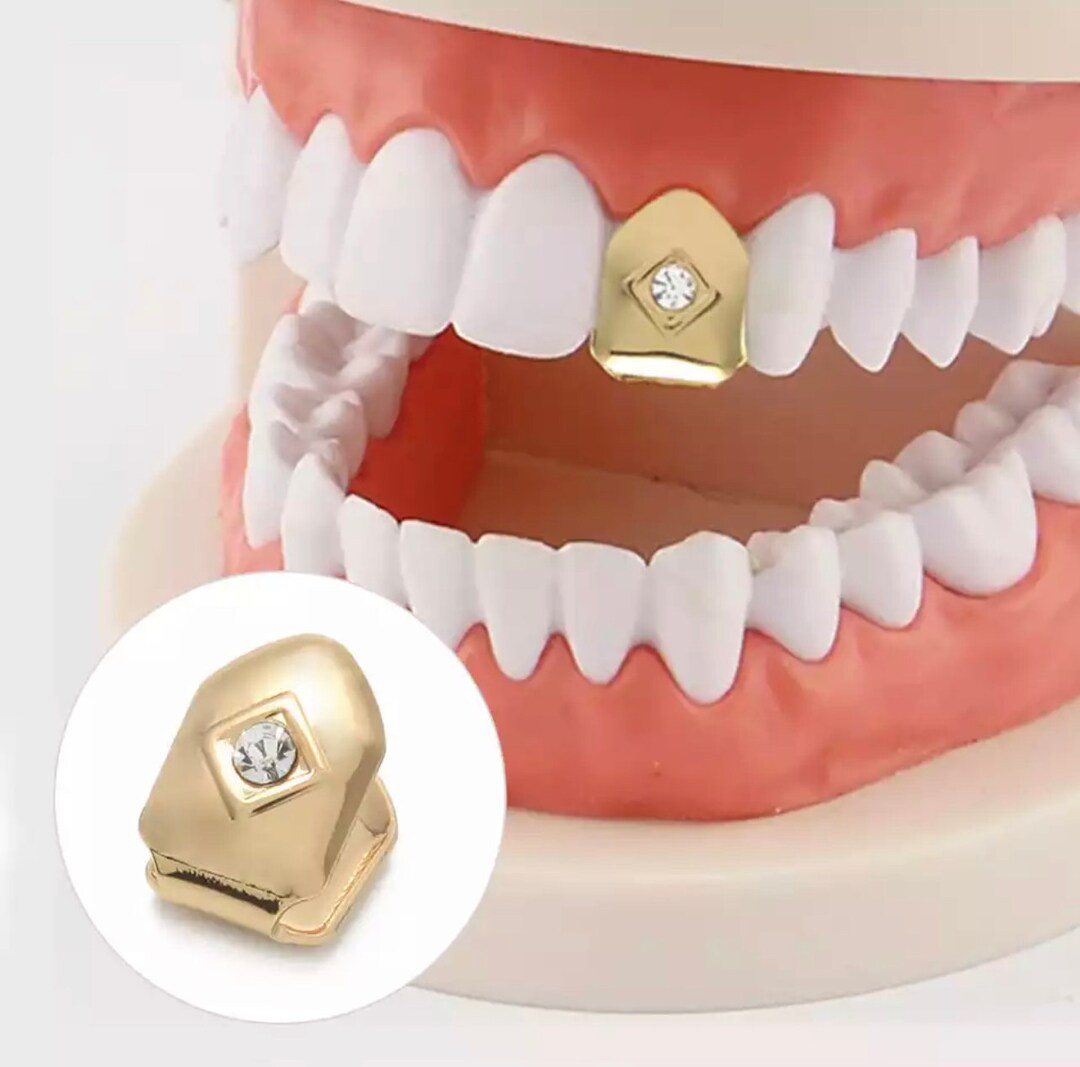Diamond Tooth Cap Hip Hop Rapper Free Delivery Internationally - Etsy