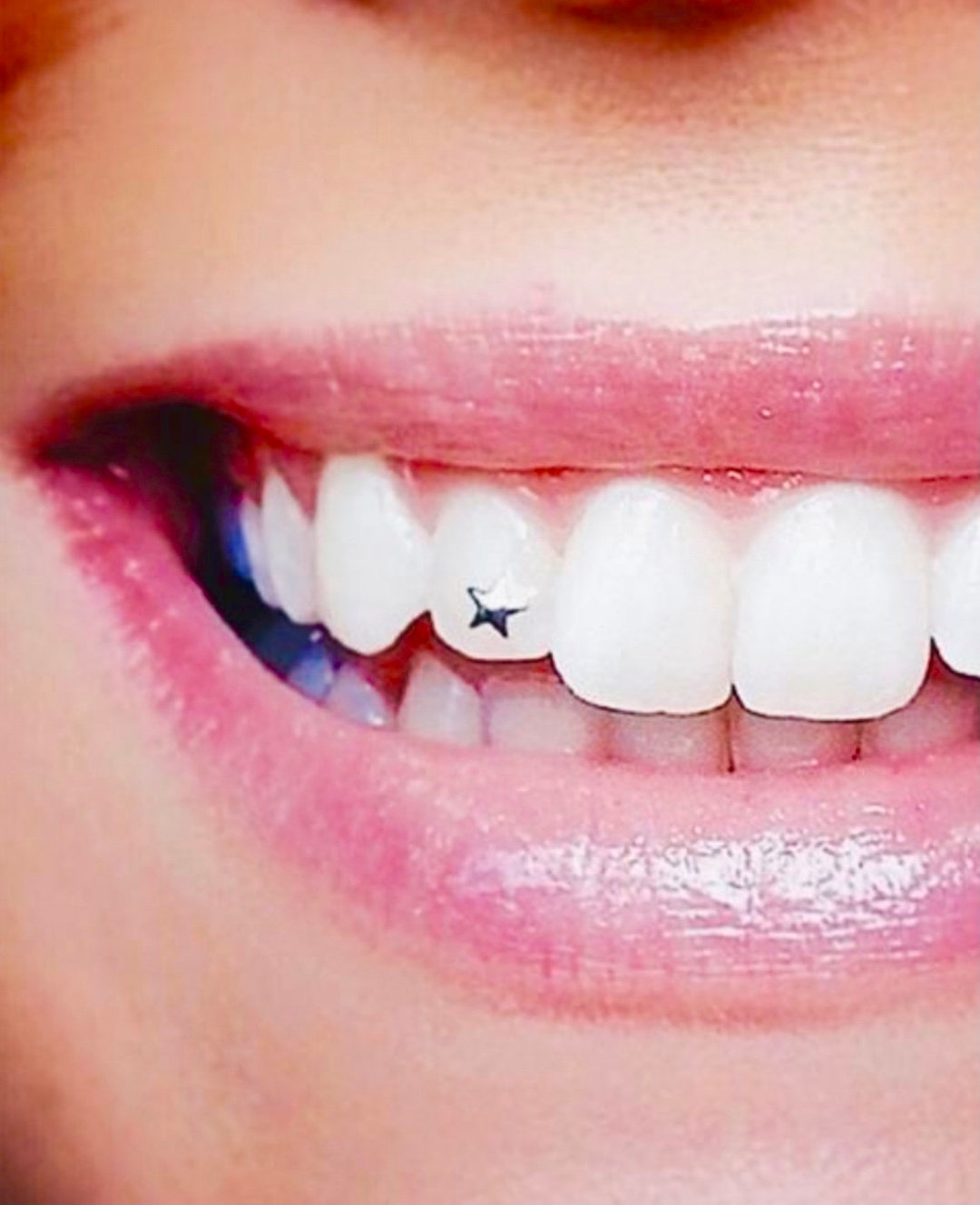 10pcs Tooth Gem Star Jet Hermatite silvery Black Crystal - Etsy