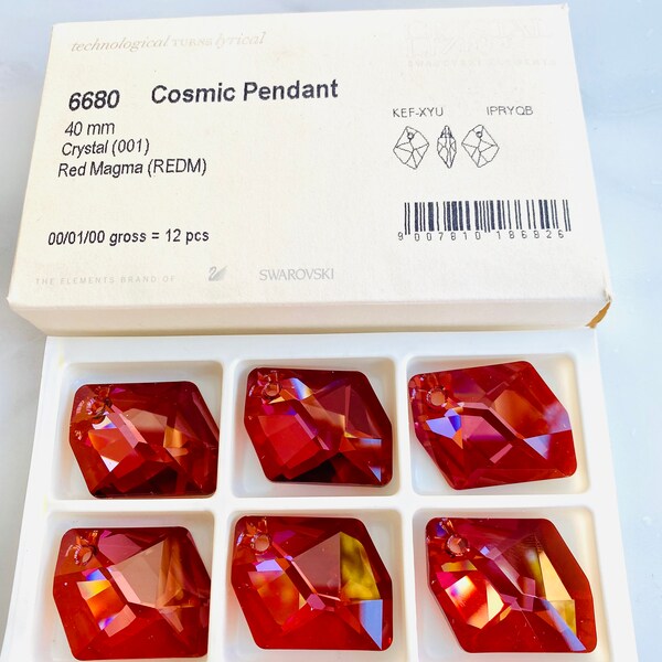 Red Magma Crystal - Etsy