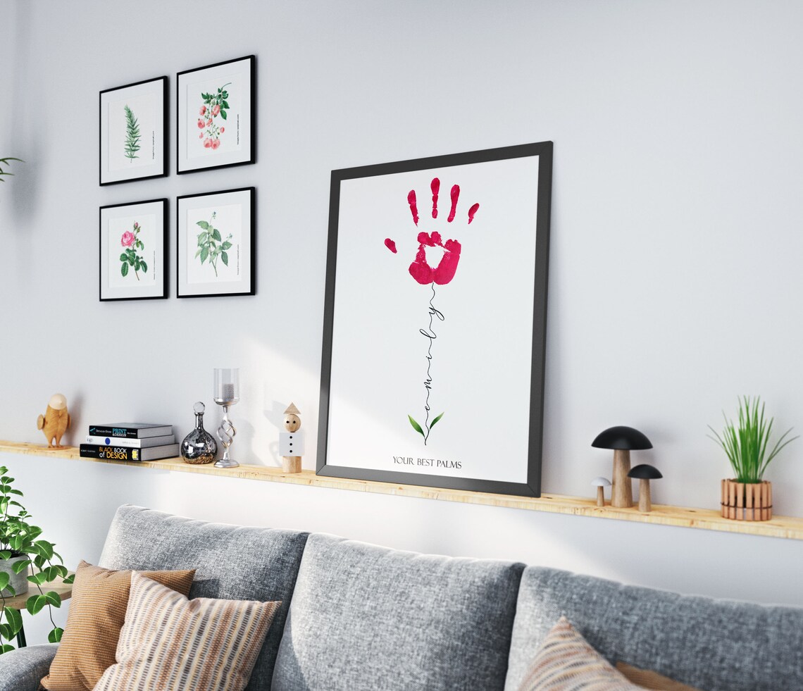 Personalized Mothers Day Gift,diy Mum's Birthday, Baby Keepsake ...