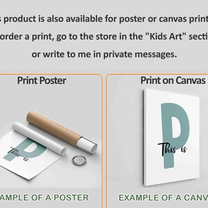 Playroom Wall Art Set, Fun Digital Prints for Kids, Montessori Poster ...