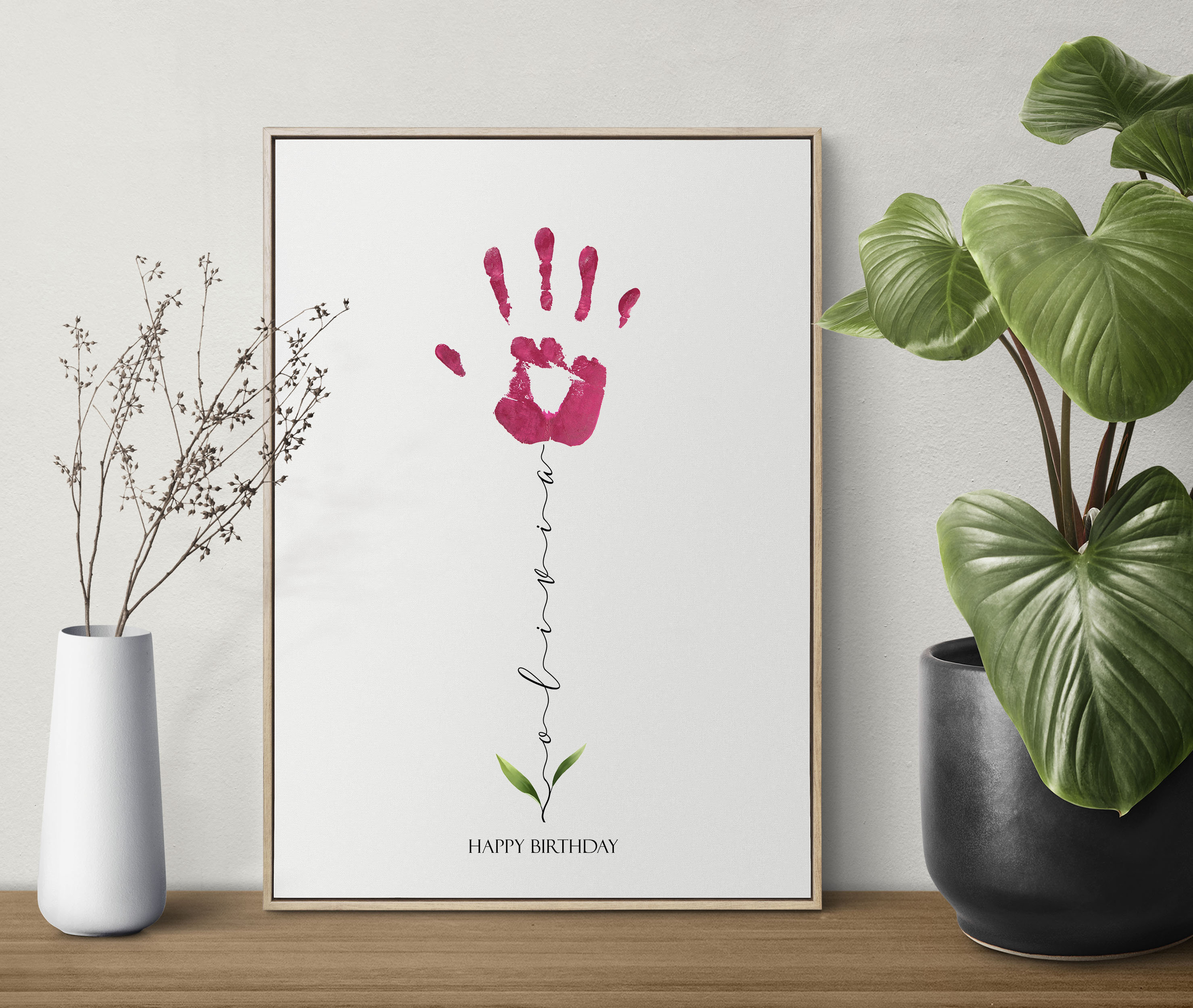 Personalized Mothers Day Gift,diy Mum's Birthday, Baby Keepsake ...