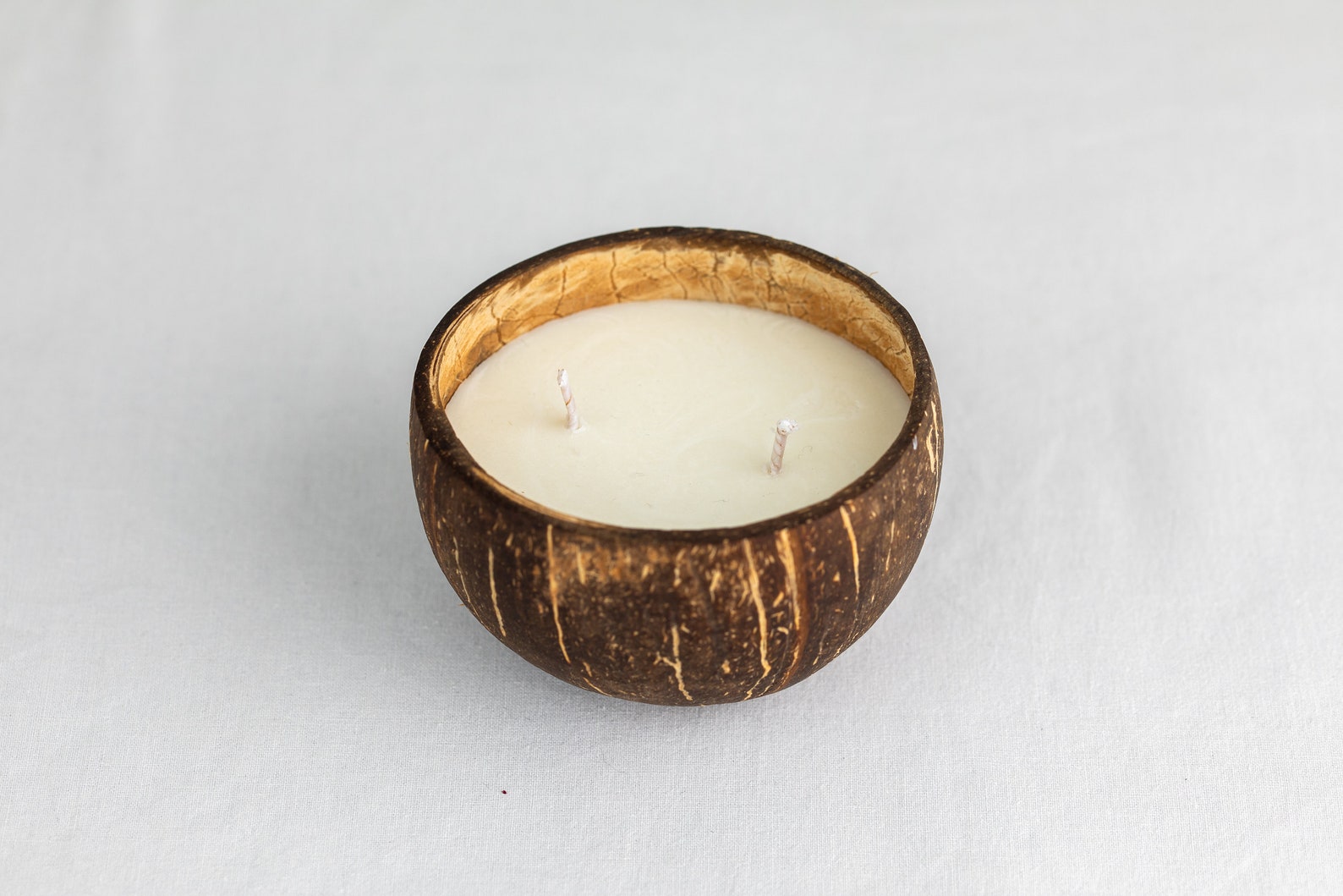 Flat Spell Coconut Bowl Candle Unscented Candle Natural - Etsy