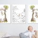 Set of 3 Winnie the Pooh and Friends Wall Art | Classic Style Winnie ...