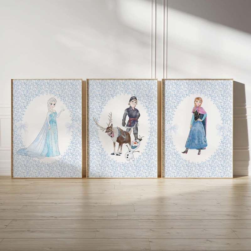 Frozen Wall Art - Etsy