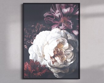 Dutch Floral Print | Etsy