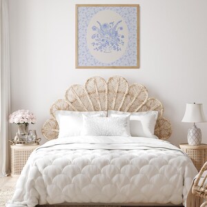 Forget Me Not Wall Art| Blue Floral Printable Art| Vintage Style ...