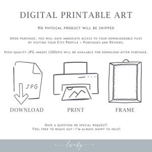 Alice in Wonderland Wall Art| Alice and the White Rabbit Printable Art ...