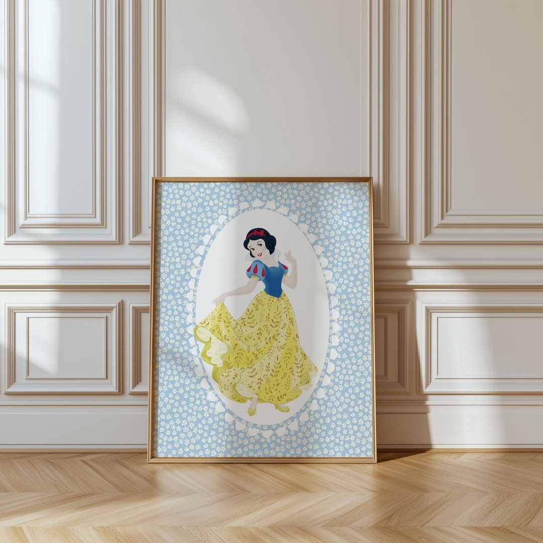 Snow White Digital Wall Prints | Snow White Art Prints| Princess Prints ...