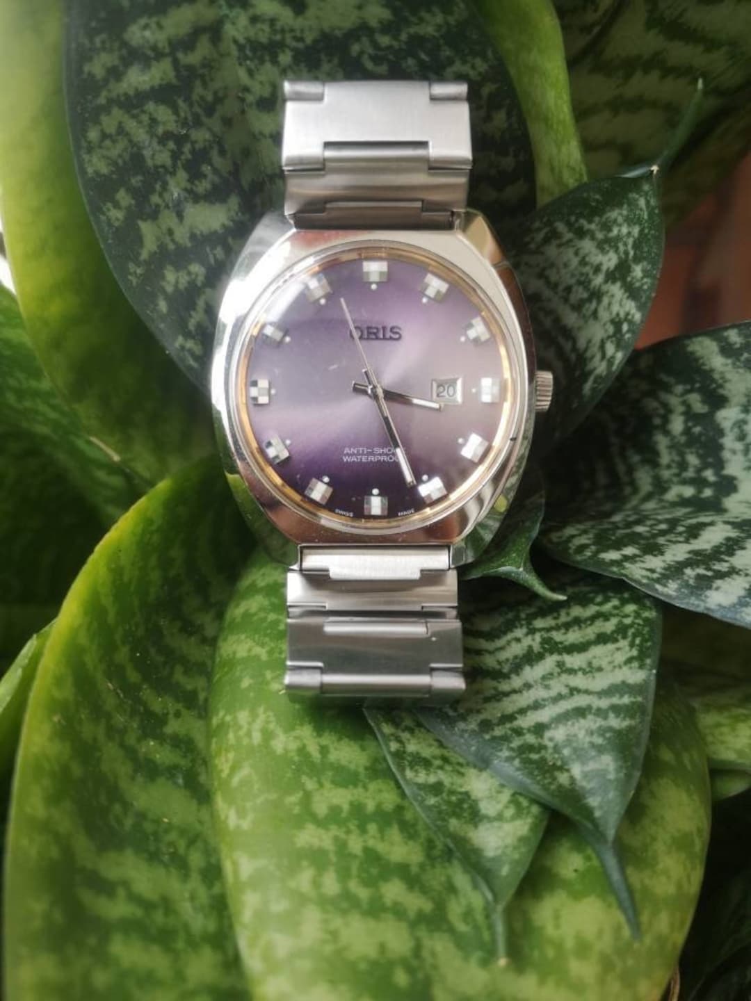 Oris Purple Face Watch - Etsy