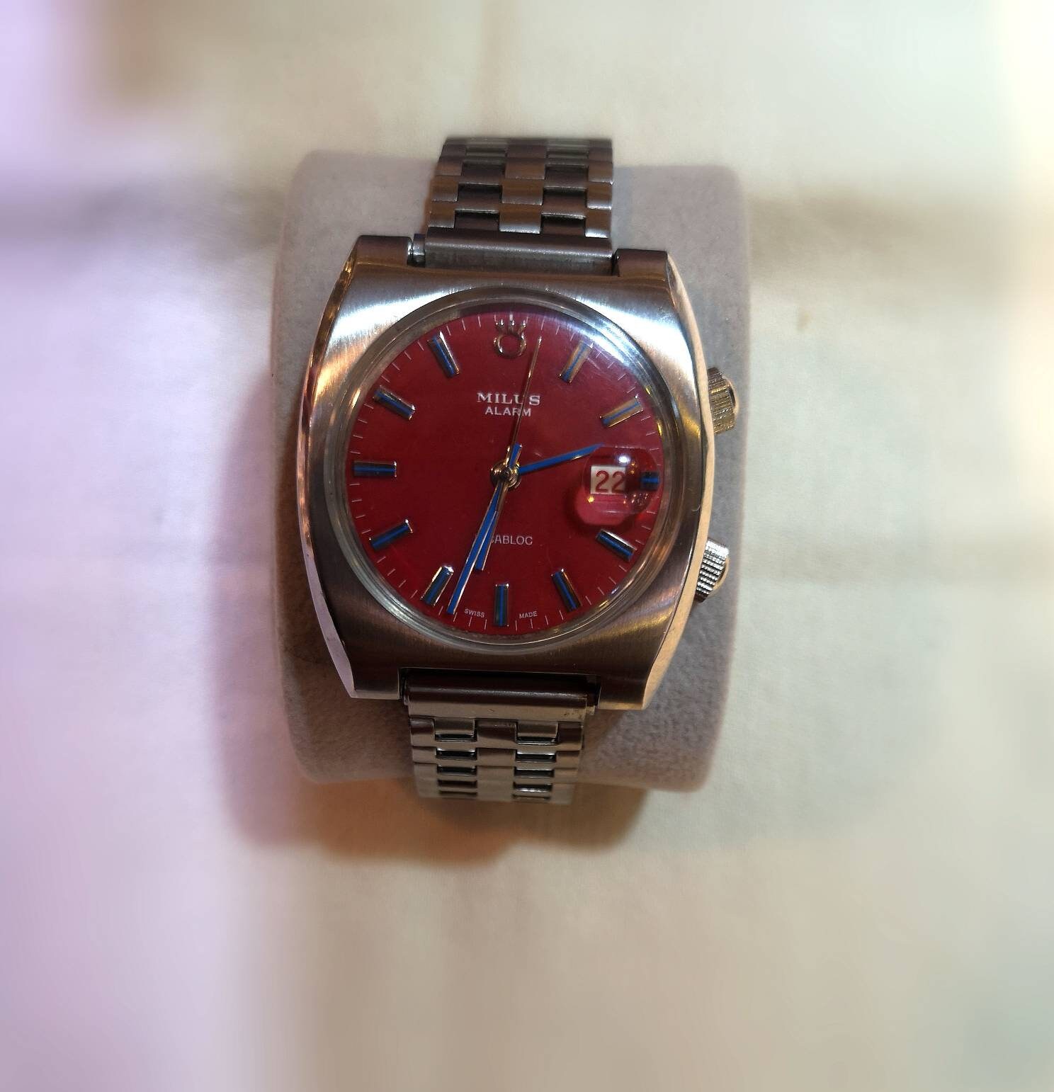 Vintage Milus Alarm Watch | Etsy
