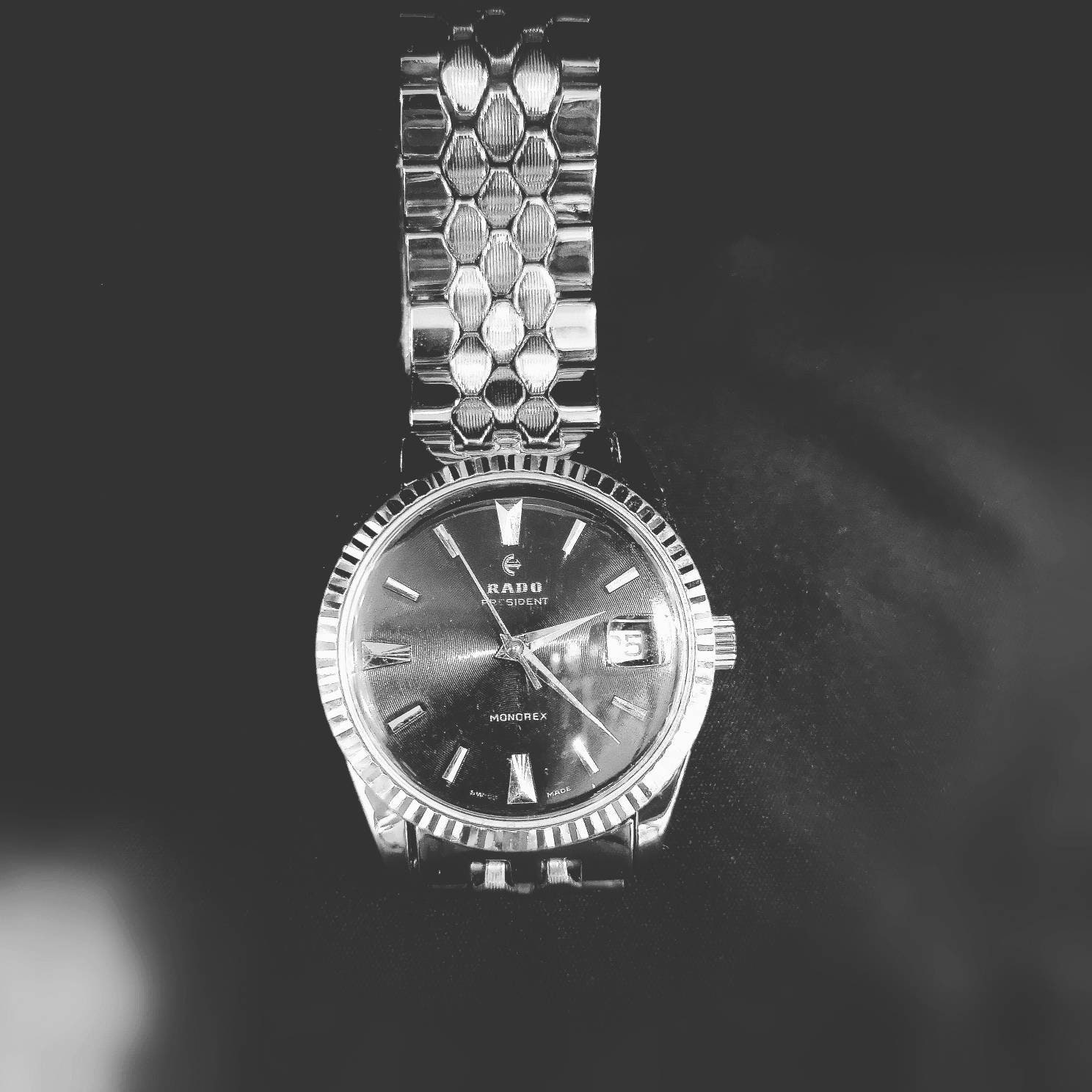 Vintage Rado President Date Watch - Etsy