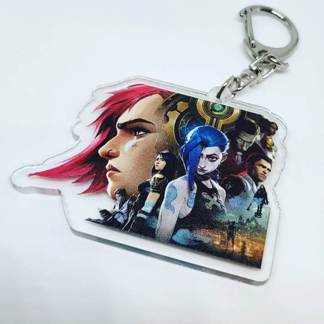 Arcane League of Legends Acrylic Keychain Acrylic Keychains - Etsy