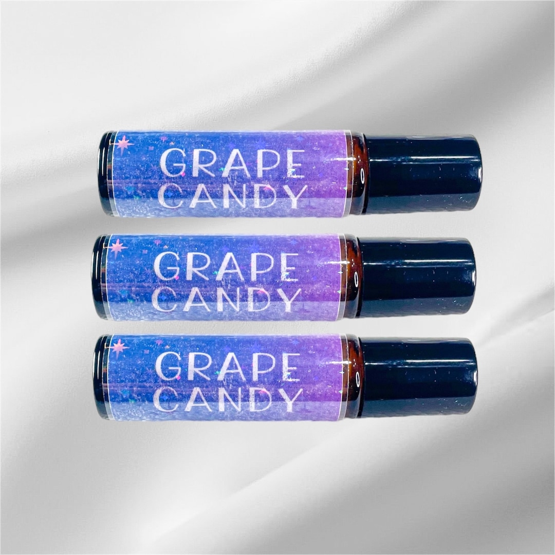 Grape Candy Perfume Oil Fragrance Roll On - Etsy