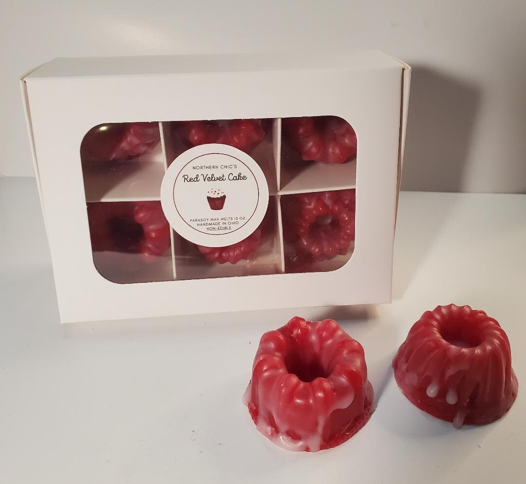Red Velvet Cake Wax Melts, Wax Melts, Bakery Wax Melts, Sweet Wax Melts ...