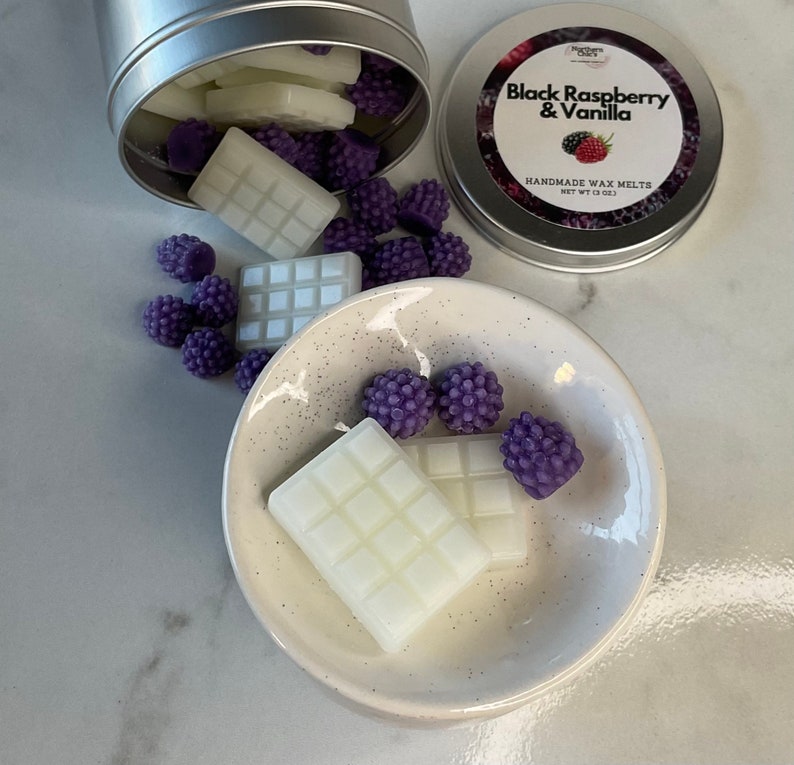 Black Raspberry & Vanilla - Wax Melt Novelty Tin / Black Raspberry ...