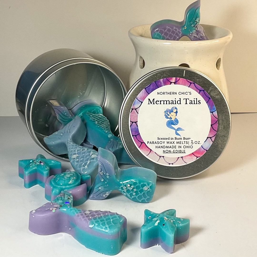 Mermaid Tails Wax Melts, Bum Bum Beachy Wax Melts, Perfect Gifts ...
