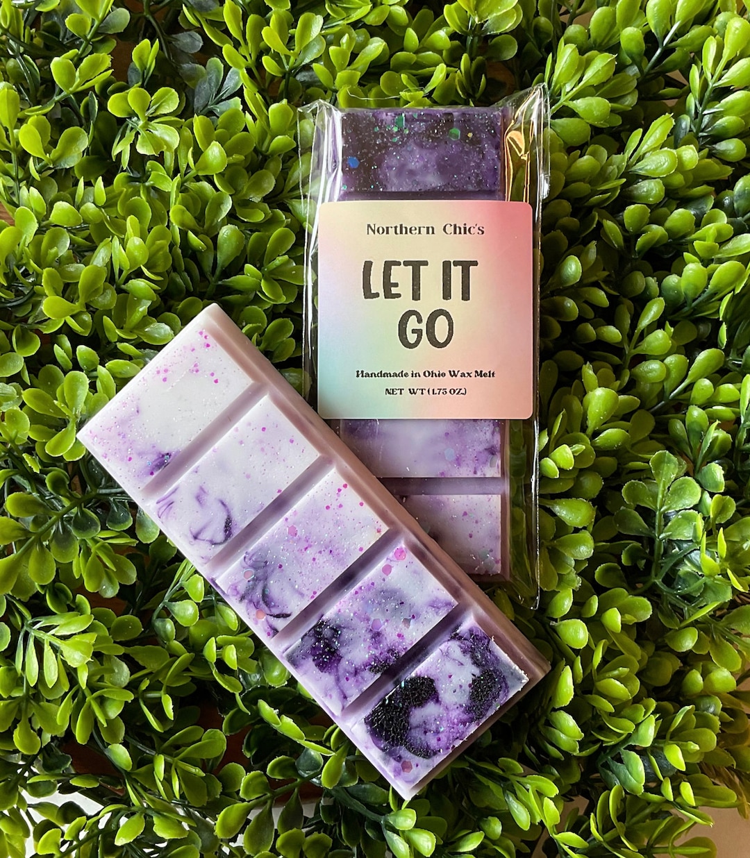 Let It Go Lavender Wax Melt Snap Bar, Strong Scented Soy Wax - Etsy