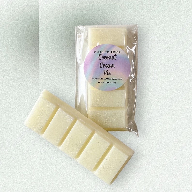 Coconut Cream Pie Snap Bars, Scented Wax Melts for Warmer, Wax Melts for Gifts, Delicious ...