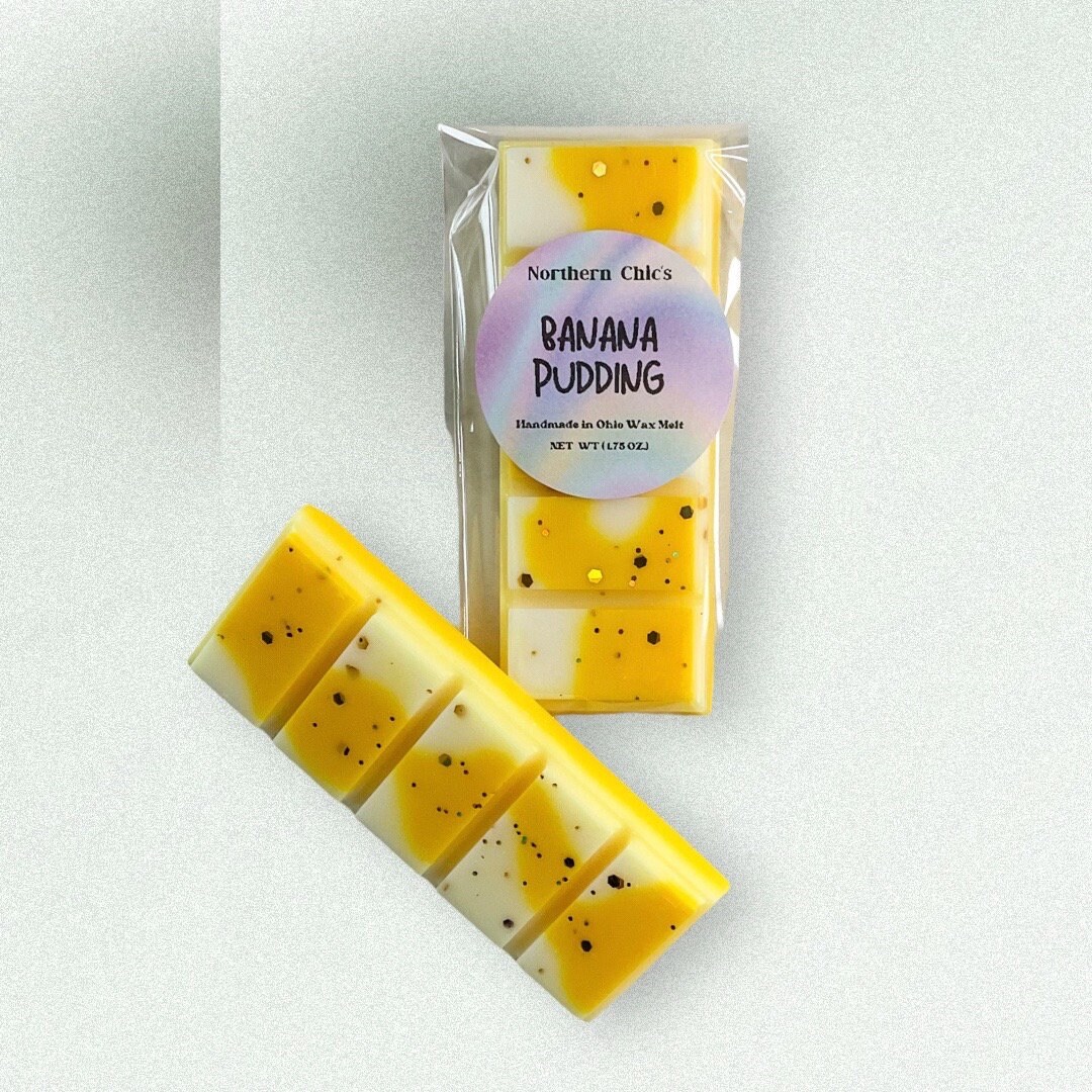 Banana Pudding Snap Bars Scented Wax Melts for Warmer Banana Wax Melts ...