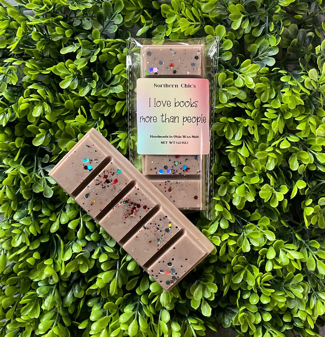 I Love Books Snap Bar Wax Melt Book Gifts for Book Lover Gift Melts for ...